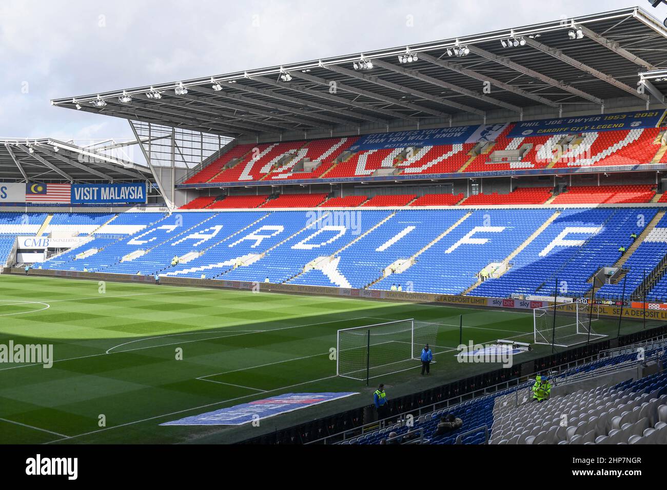 General view of Cardiff City Stadium, Home of Cardiff City Stock Photo ...