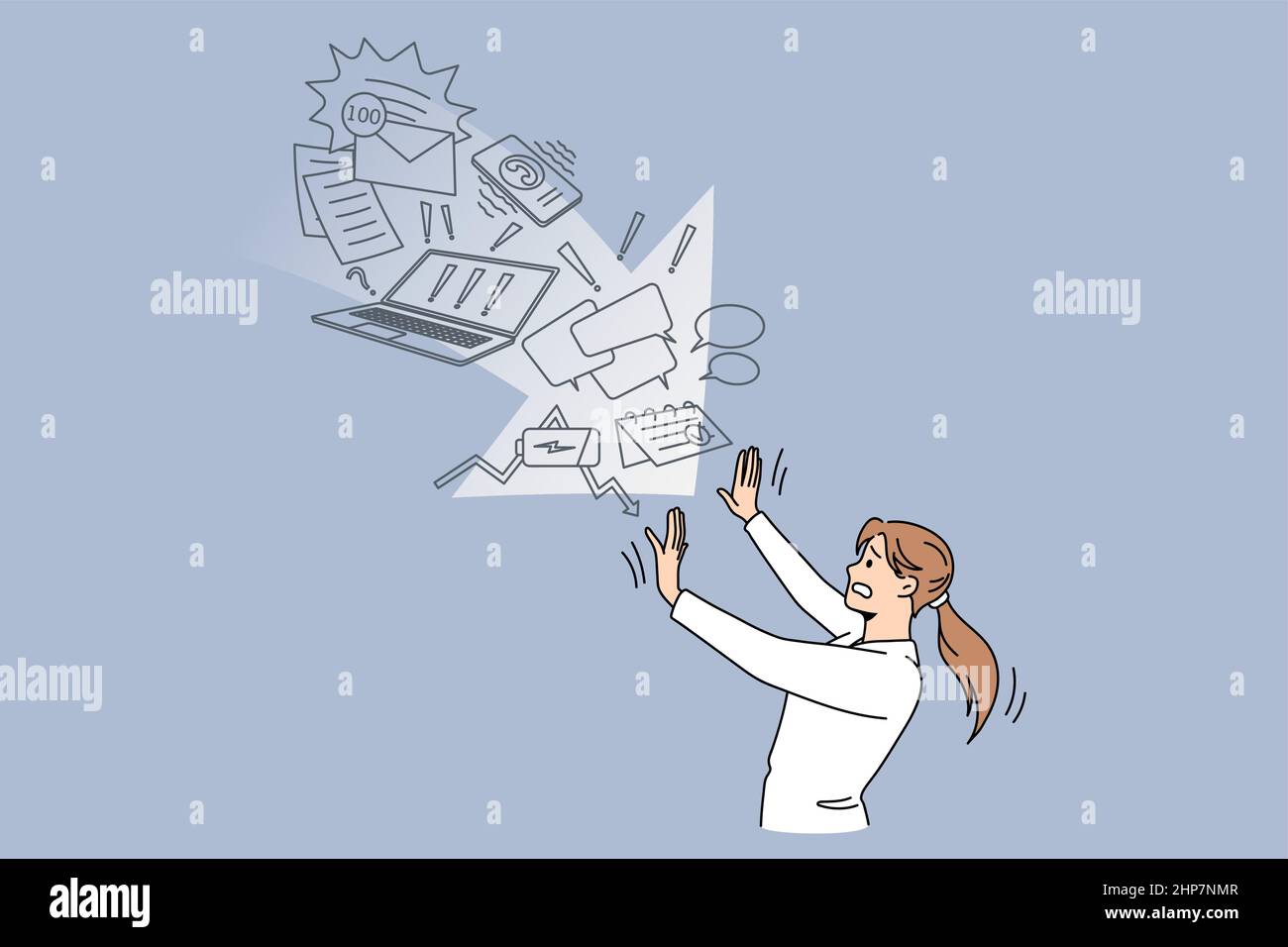 Excessive information Stock Vector Images - Alamy