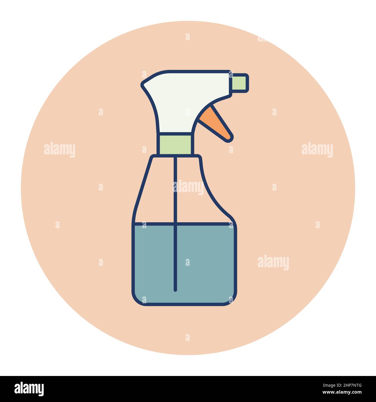 Cleaning spray bottle vector icon Stock Vector Image & Art - Alamy