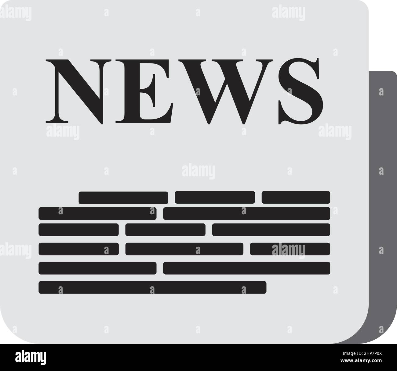 Icon press newspaper Stock Vector Images - Alamy
