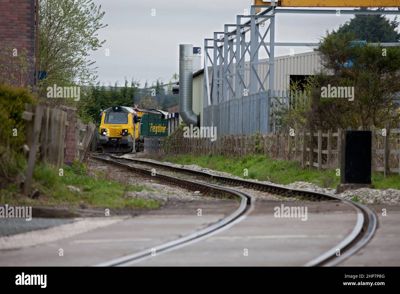 Freightliner class 70 diesel locomotive 70013 at Ellesmere Port on the ...