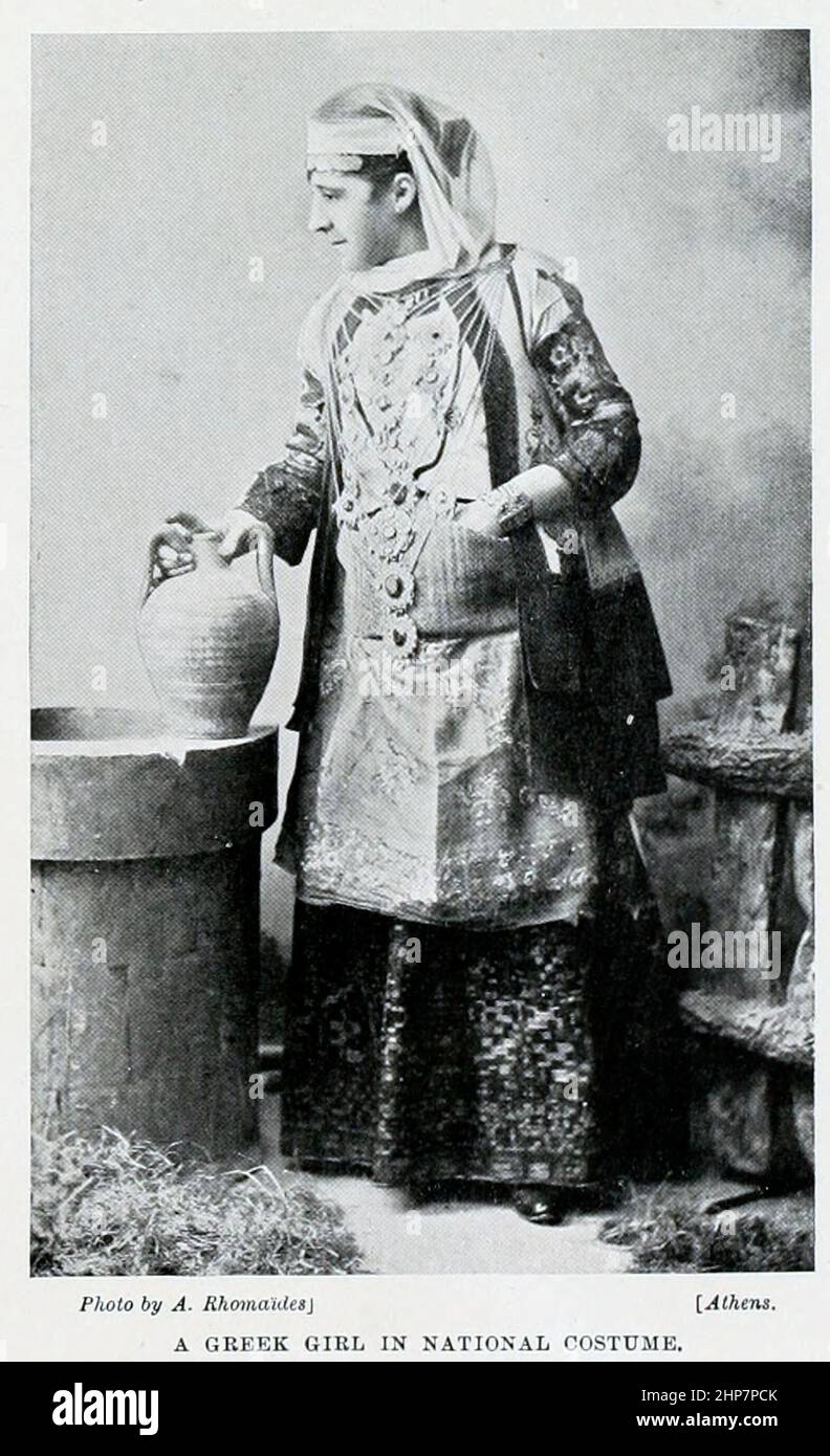 Greek girl native costume hi-res stock photography and images - Alamy