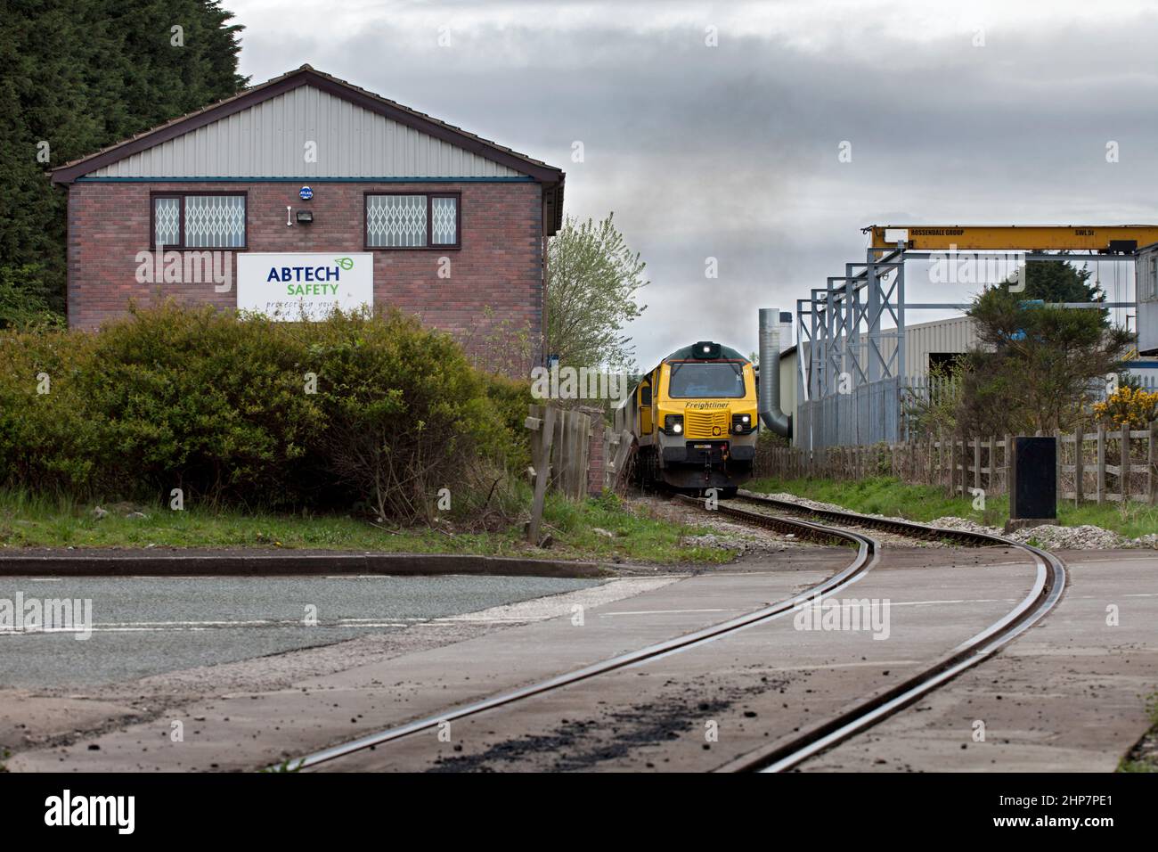 Freightliner class 70 diesel locomotive 70013 at Ellesmere Port on the ...