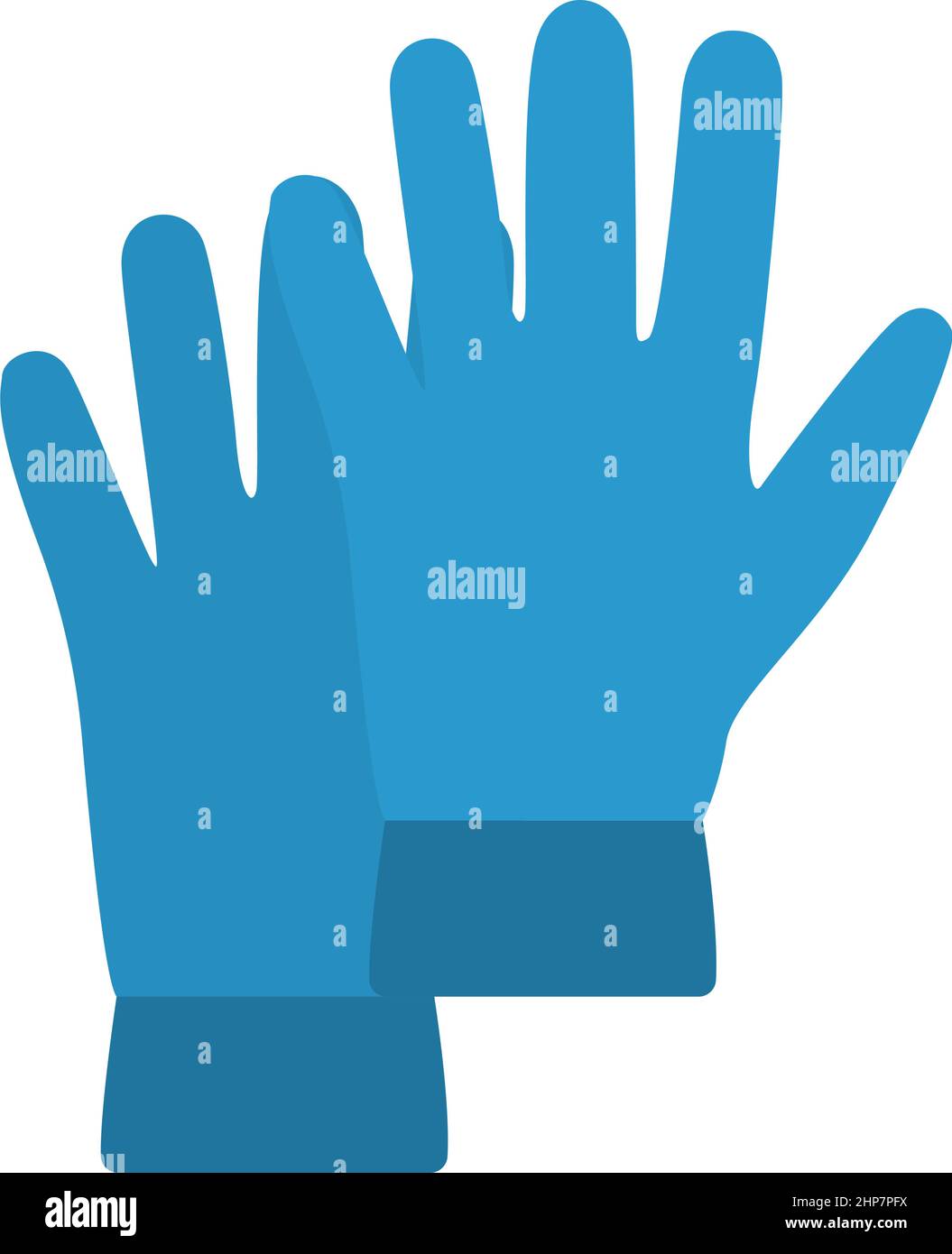 Hand protective glove cleaning Stock Vector Images - Alamy