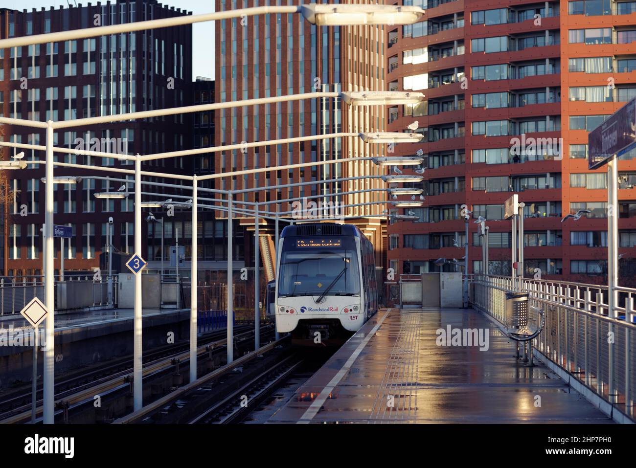 Rotterdam metro line hi-res stock photography and images - Alamy