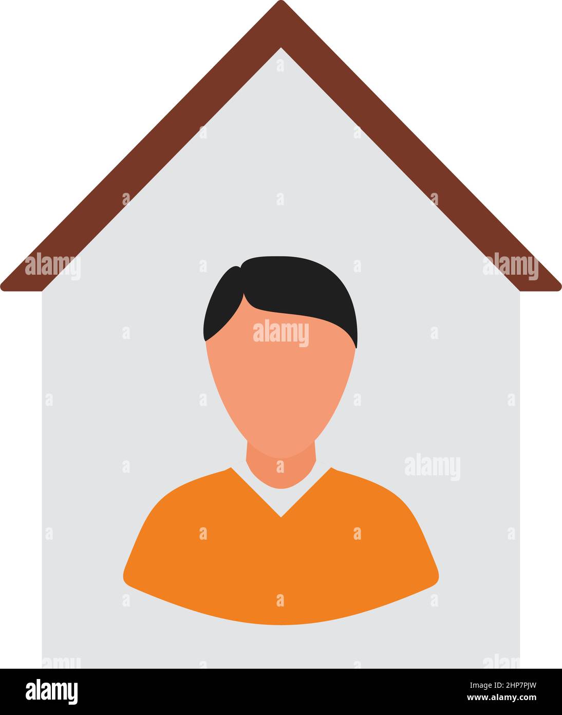 Stay Home Icon Stock Vector Image & Art - Alamy