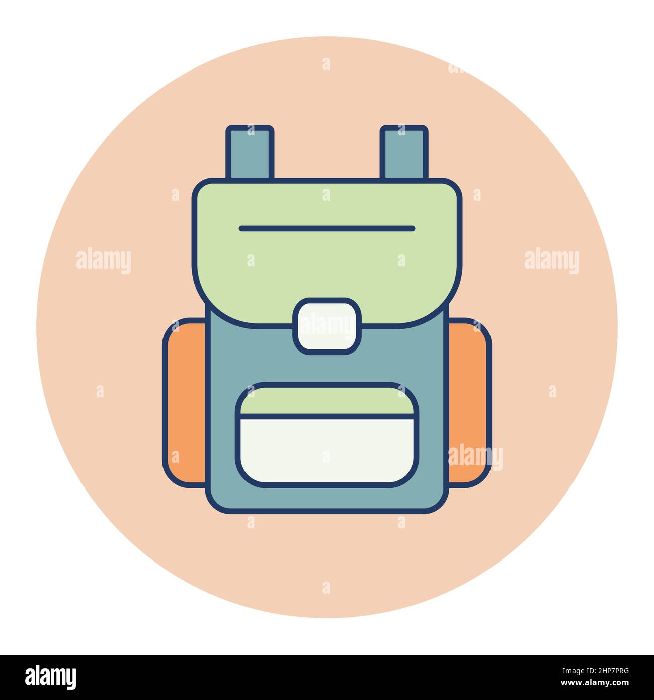 Backpack travel icon hi-res stock photography and images - Alamy