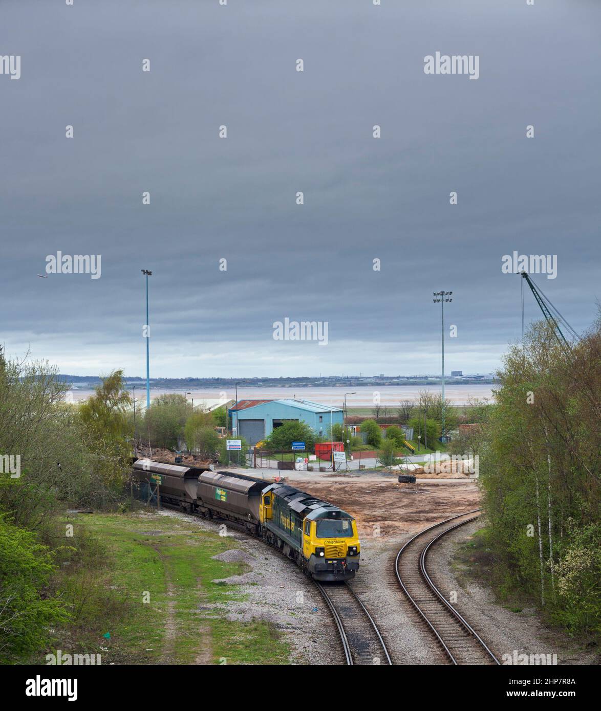 Freightliner class 70 diesel locomotive 70006 at Ellesmere Port on the ...