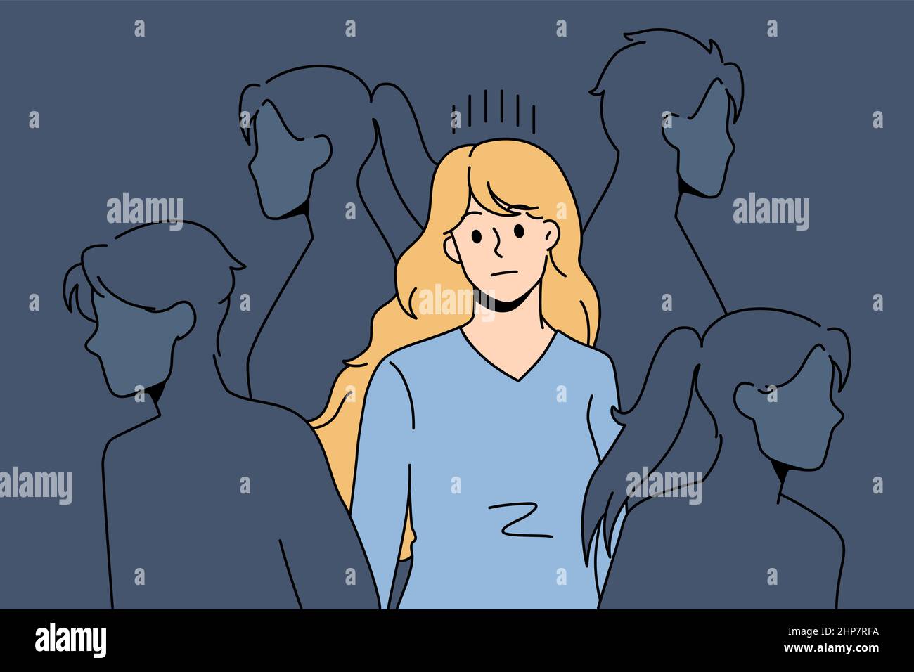 Lonely loser Stock Vector Images - Alamy