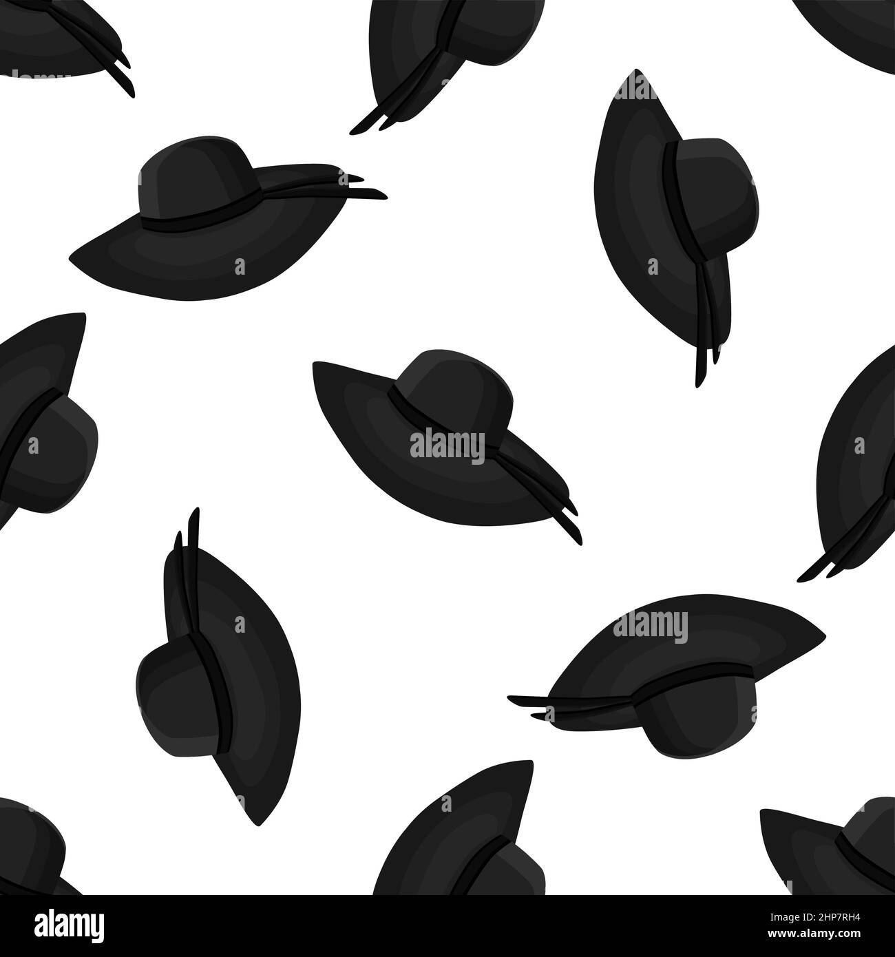 Beach sun hats for women Stock Vector Images - Alamy