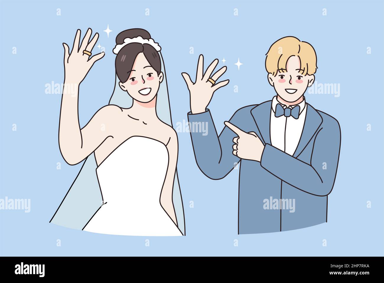 The marriage Stock Vector Images - Alamy