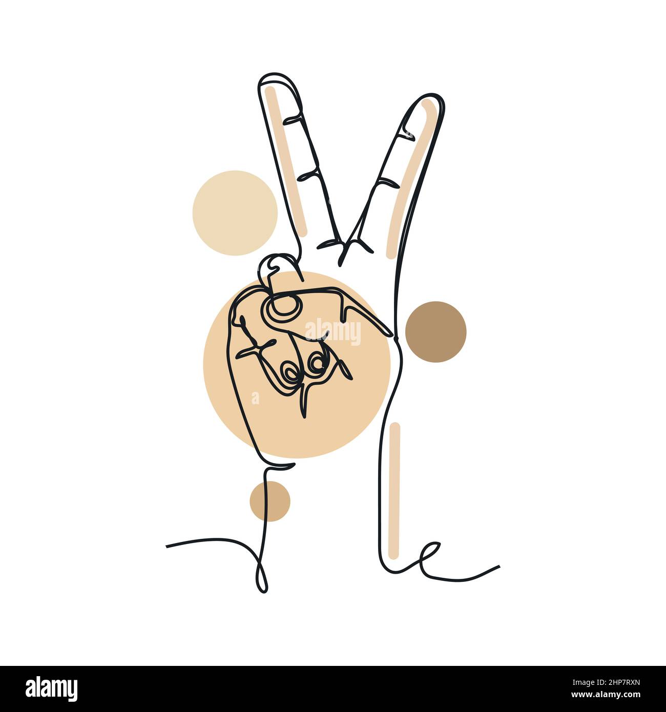 Number continuous one line Cut Out Stock Images & Pictures - Alamy