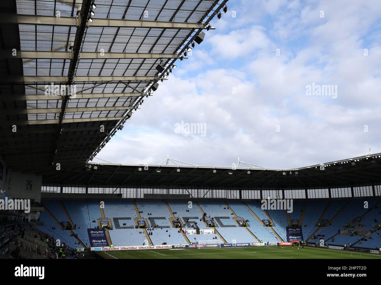 A general view of the pitch before the Sky Bet Championship match at ...