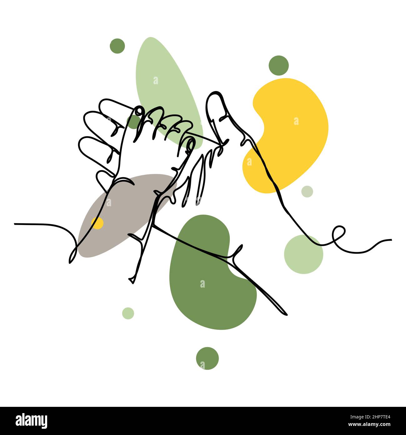 Simple line drawing baby Stock Vector Images - Alamy