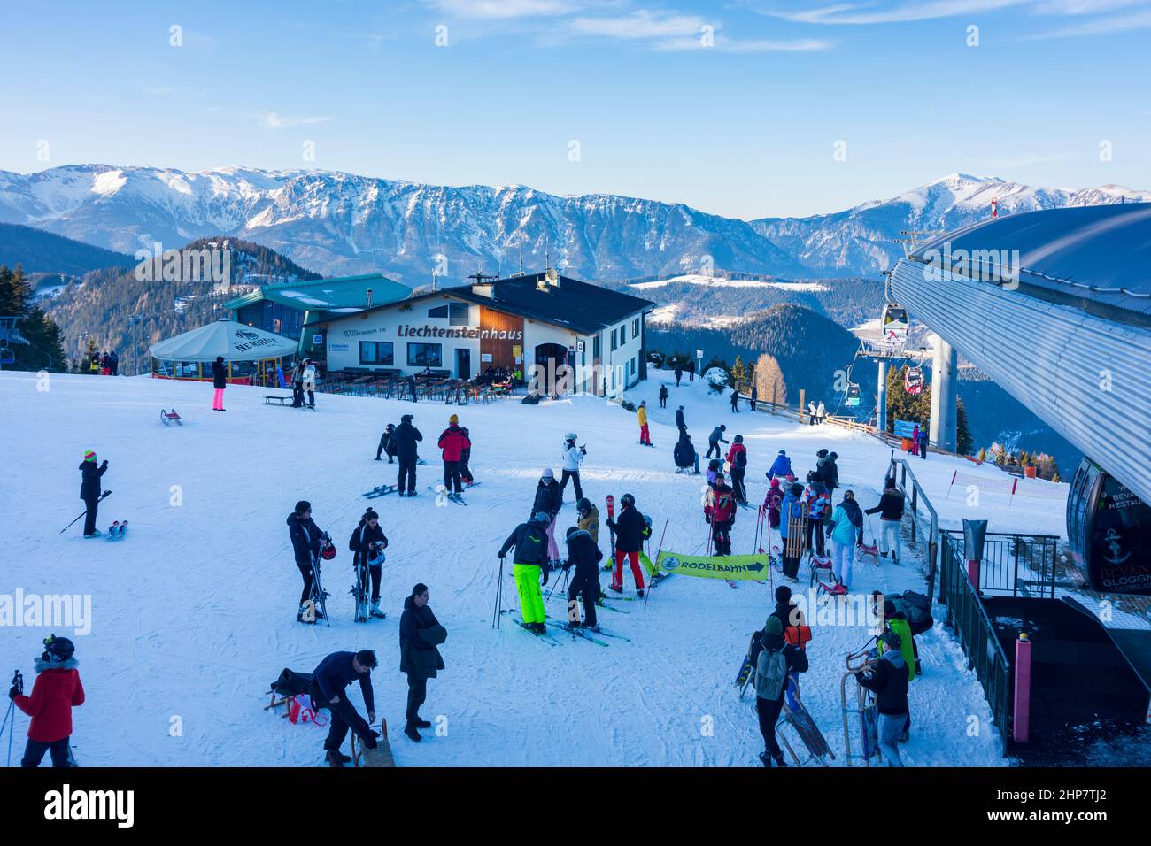 Semmering: Ski area Zauberberg Semmering - Hirschenkogel, downhill ...