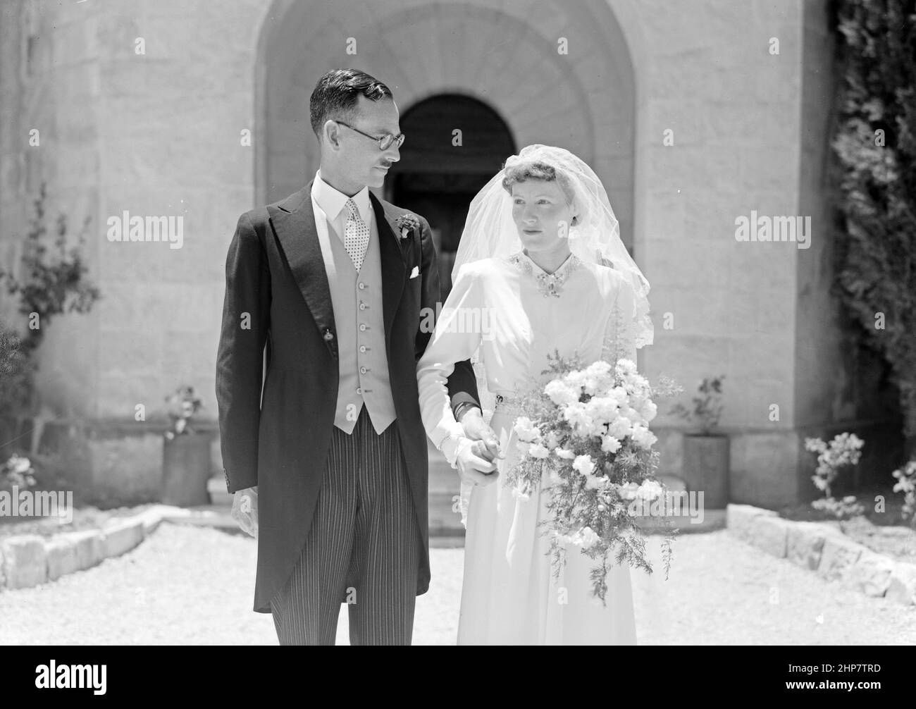 Middle East History: Wedding Mr. Paton & Sister Sloan June 23 '43 Stock ...