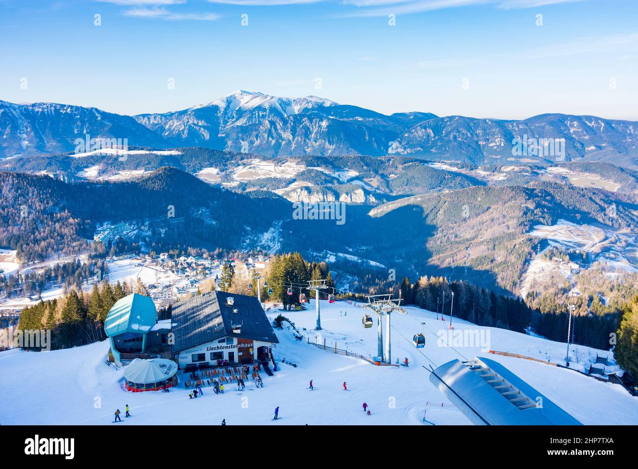 Semmering: Ski area Zauberberg Semmering - Hirschenkogel, downhill ...