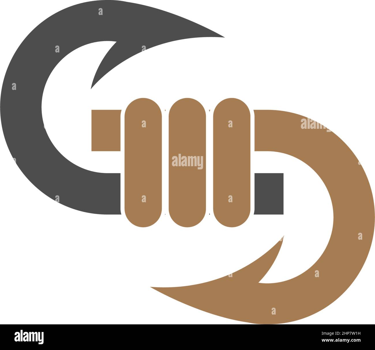 Fishing hook icon logo design illustration Stock Vector Image & Art - Alamy