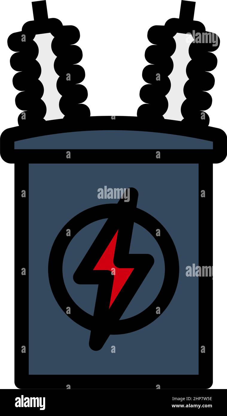 Electric Transformer Icon Stock Vector Image & Art - Alamy