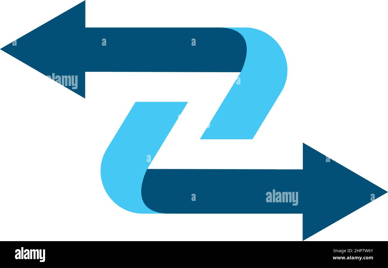 Arrow z letter icon vector illustration Template Stock Vector Image ...