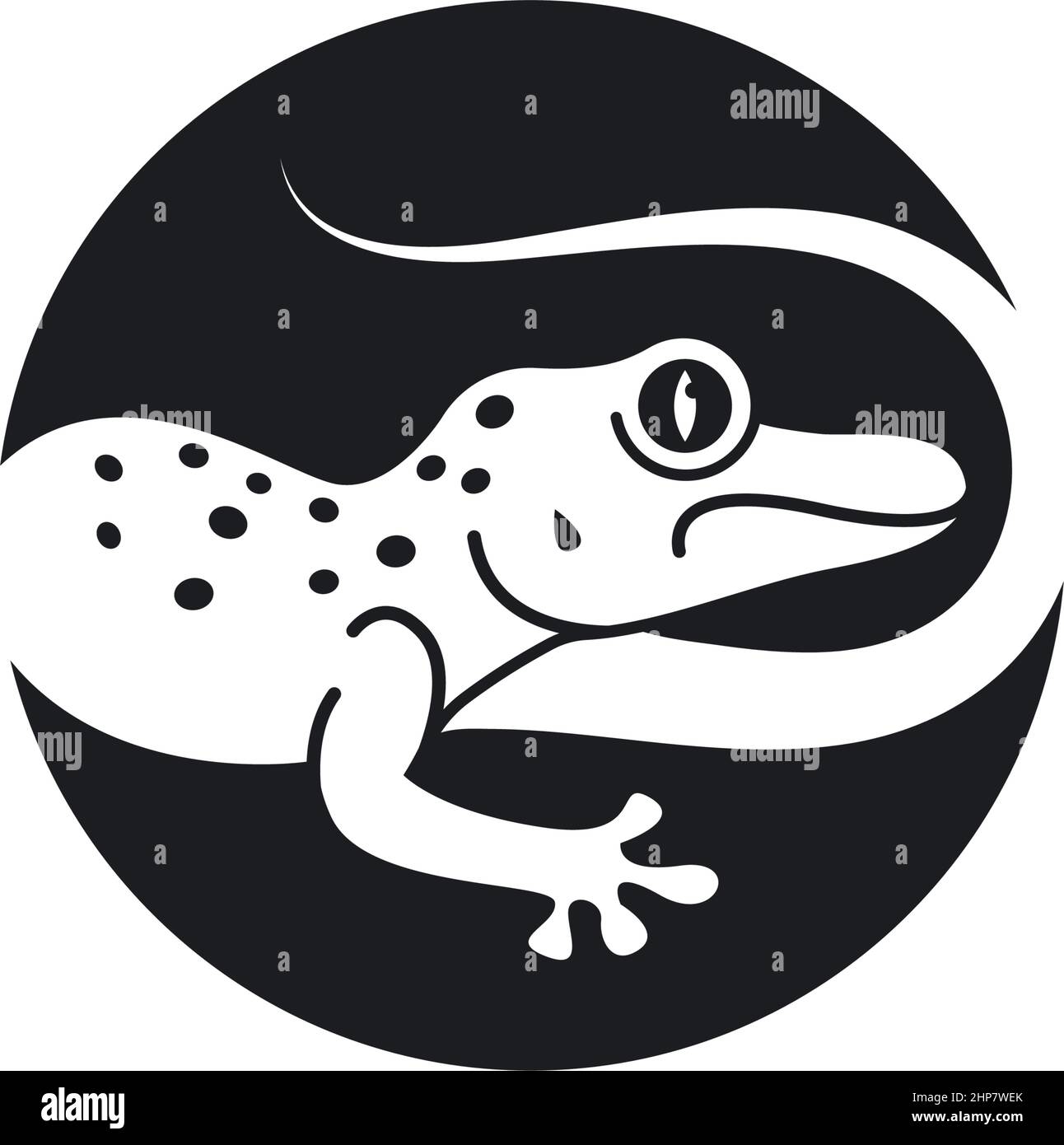 Gecko shape Stock Vector Images - Alamy