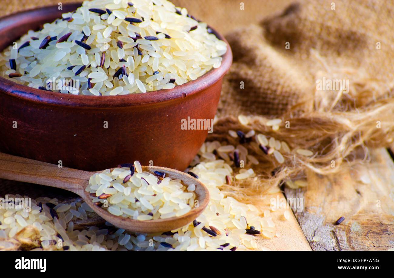 Wild rice harvest hi-res stock photography and images - Alamy