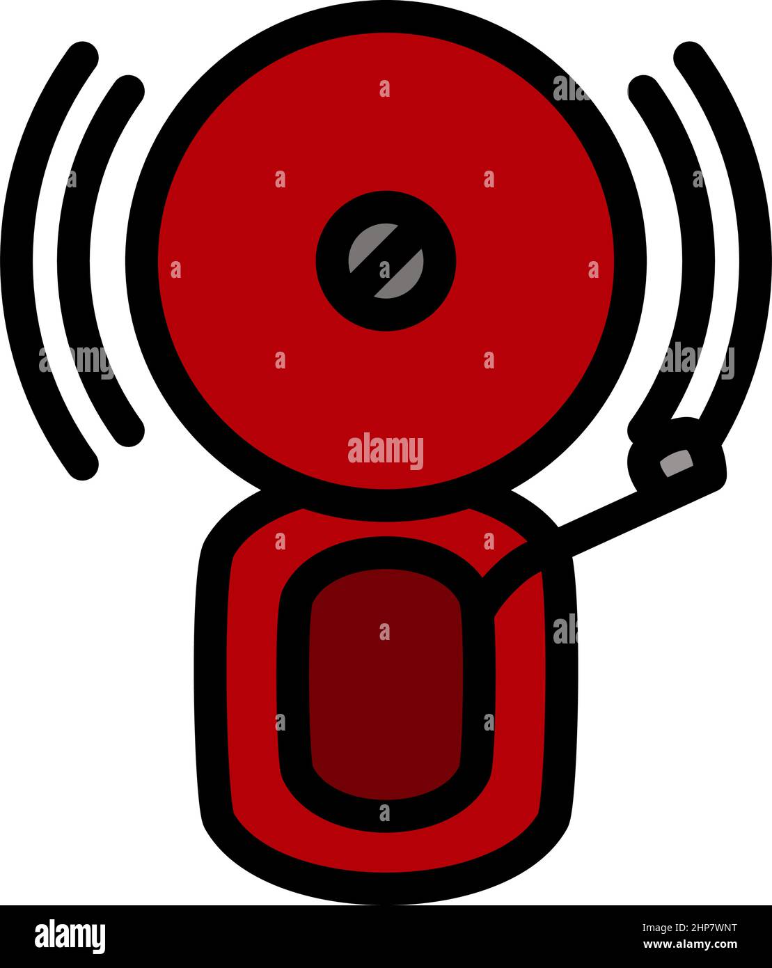 Fire Alarm Icon Stock Vector Image & Art - Alamy