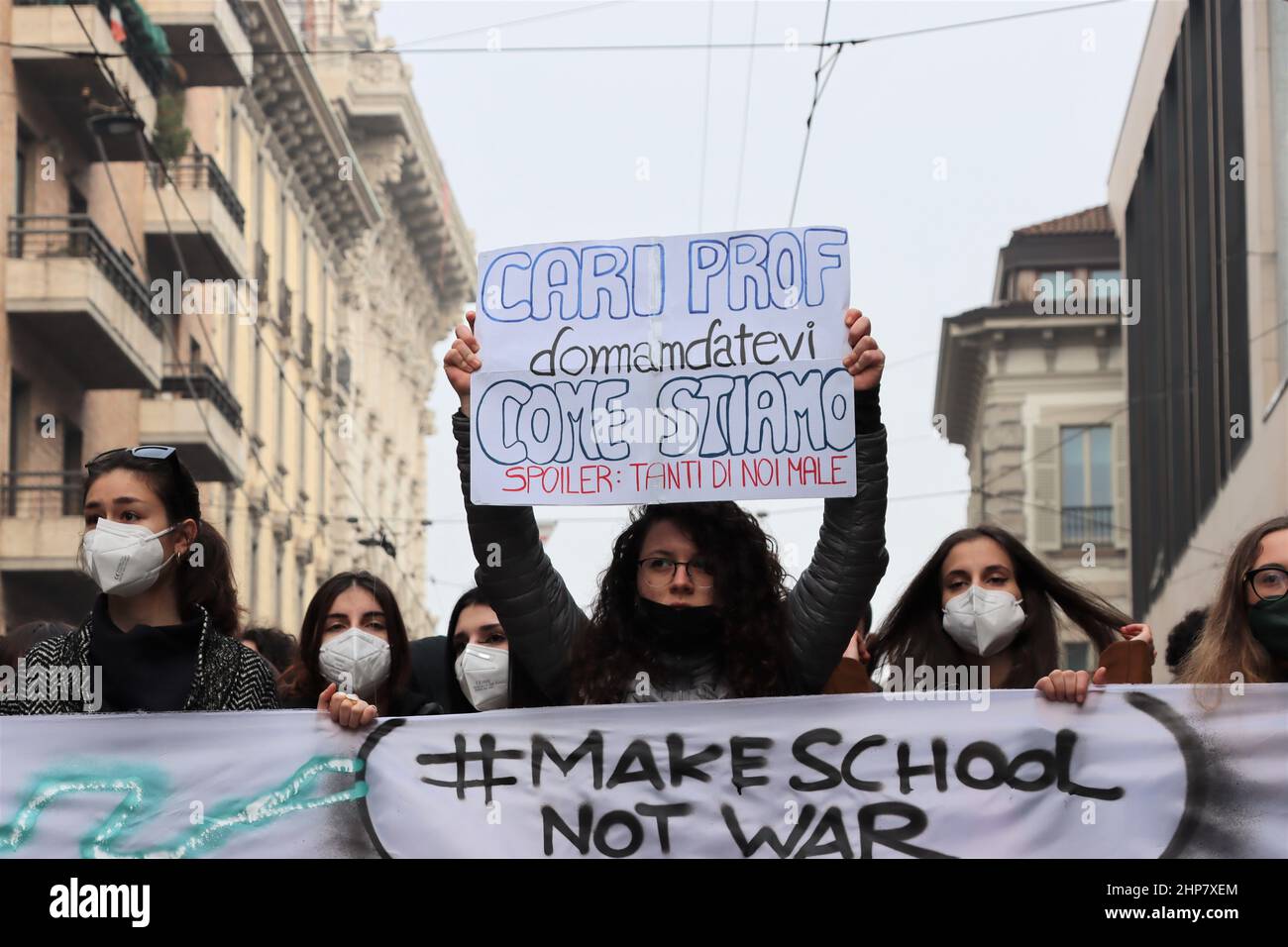 Politics students education protesting banner hi-res stock photography ...
