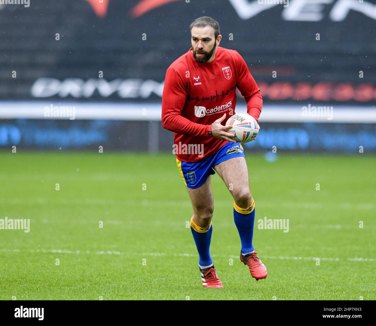 Kane Linnett #12 of Hull KR during the warm up Stock Photo - Alamy