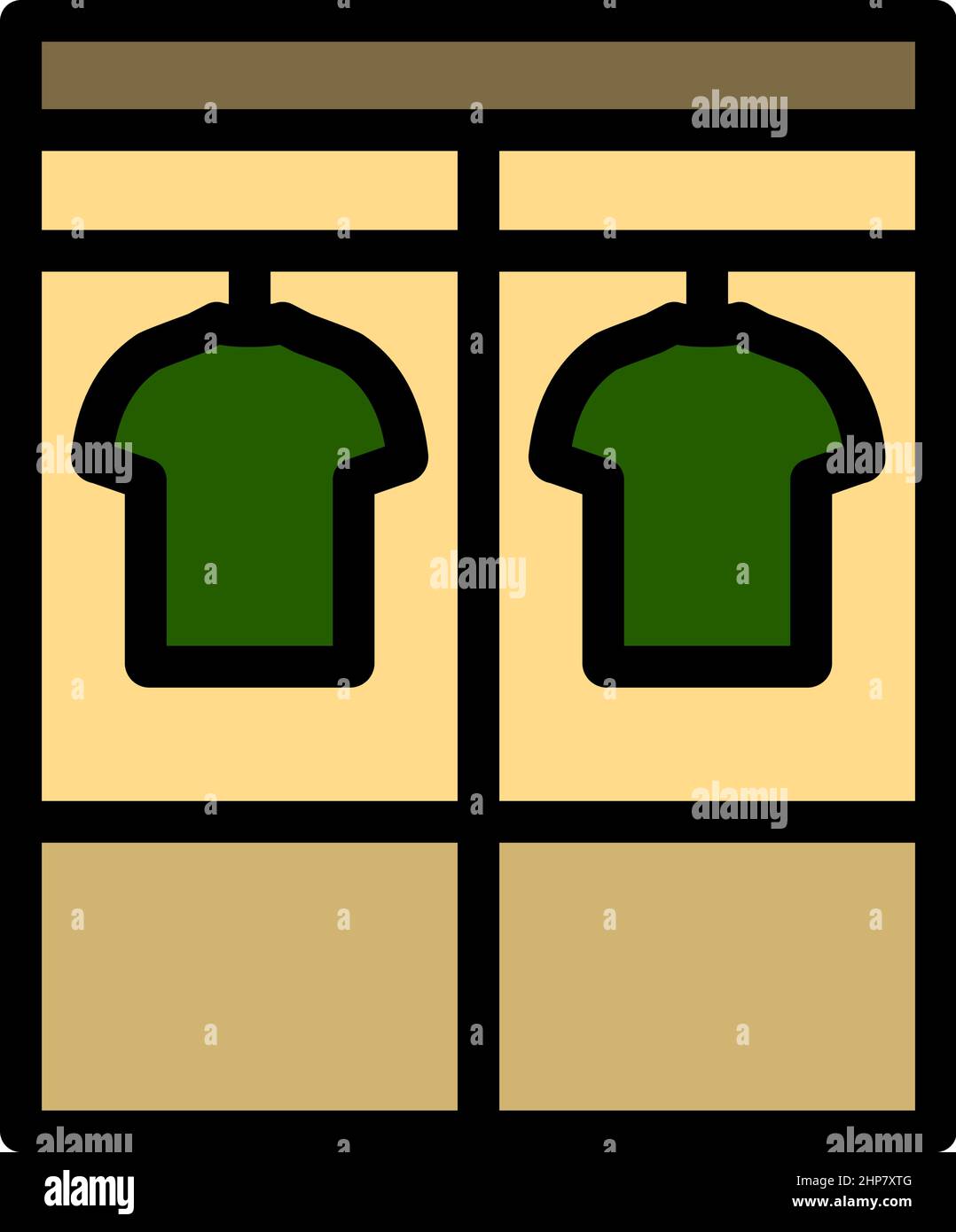 Changing room icon vector Stock Vector Images - Alamy