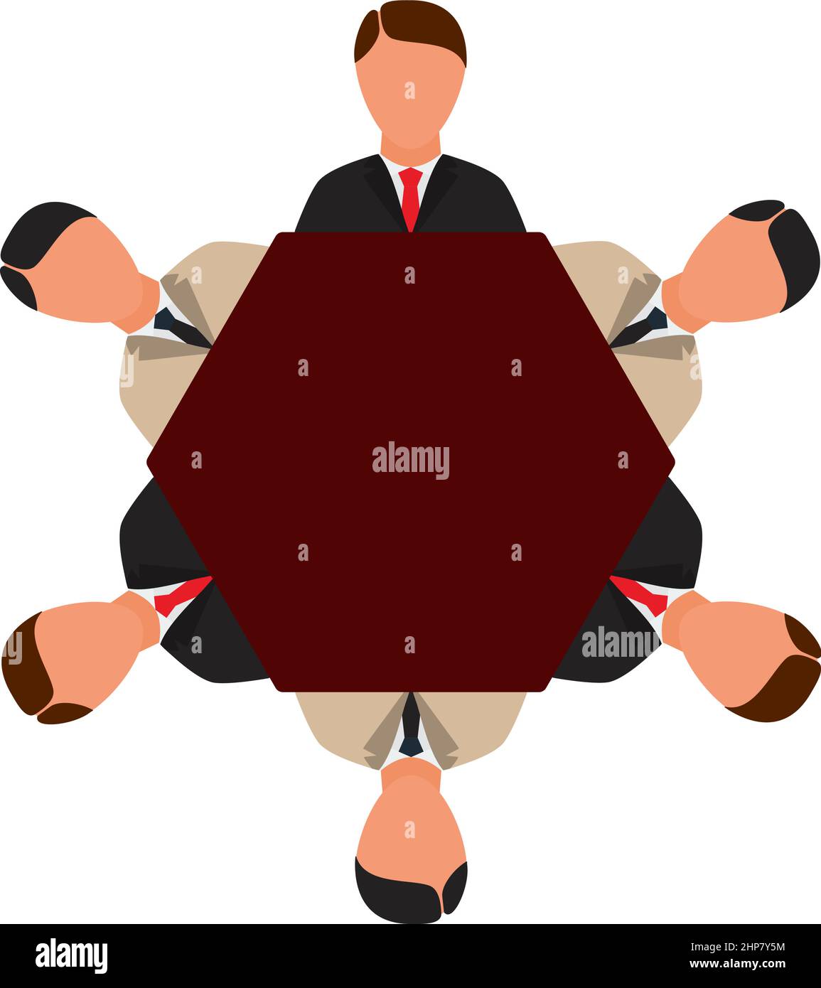 Professional meeting table Stock Vector Images - Alamy