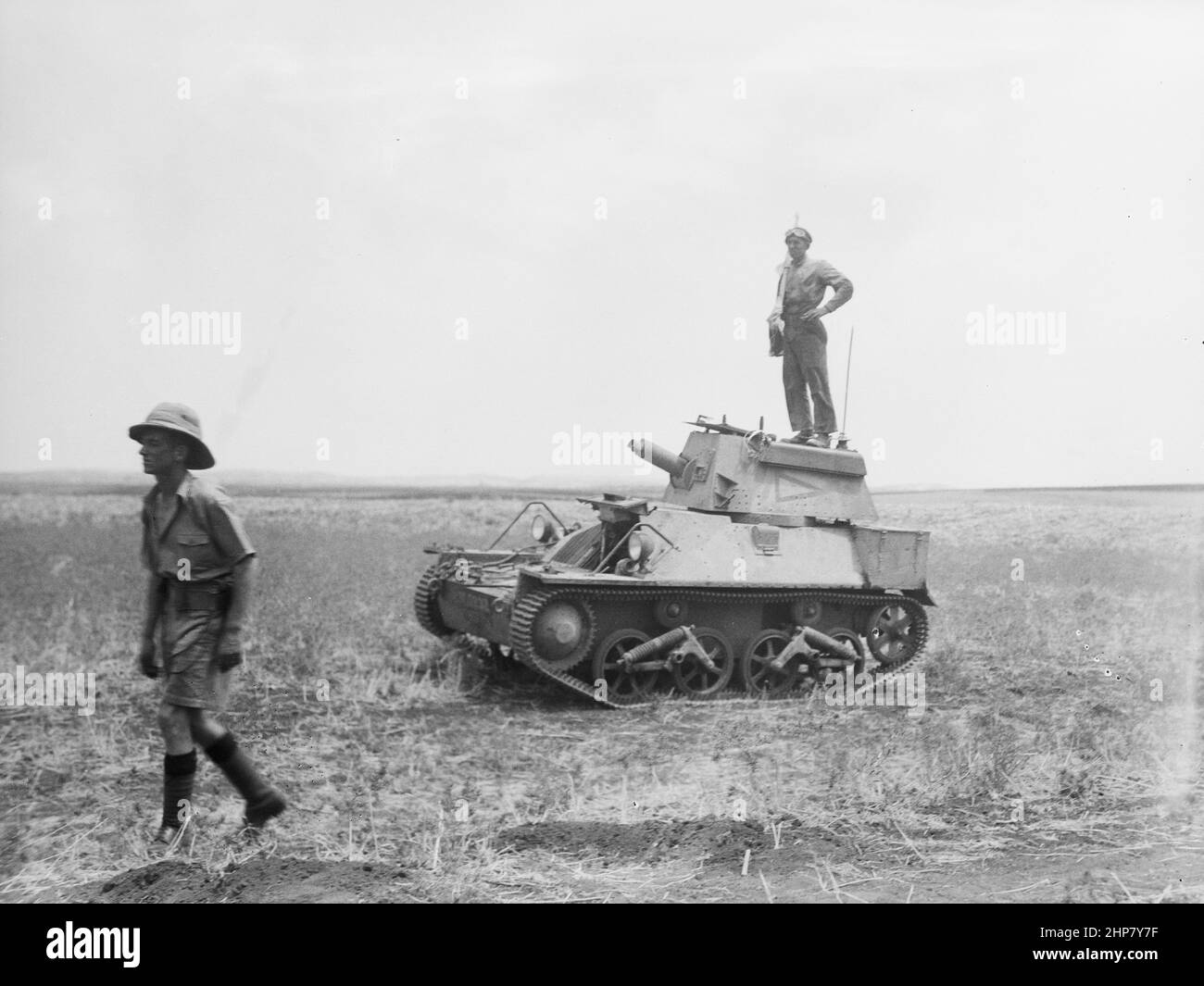 Middle East History: Palestine disturbances 1936. Signal on armoured ...