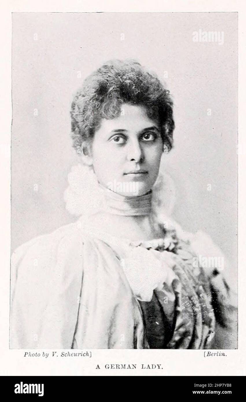 A German lady From the book The living races of mankind; Volume 2 by ...