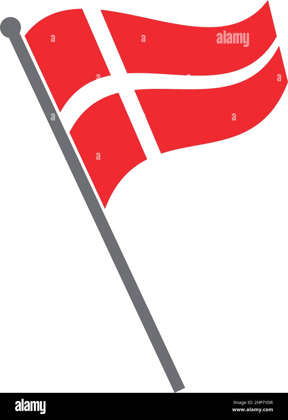 denmark flag icon vector illustration design template Stock Vector ...
