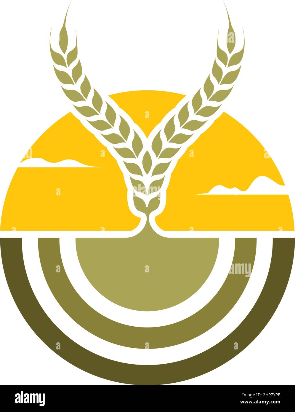 Vector design harvest Stock Vector Images - Alamy