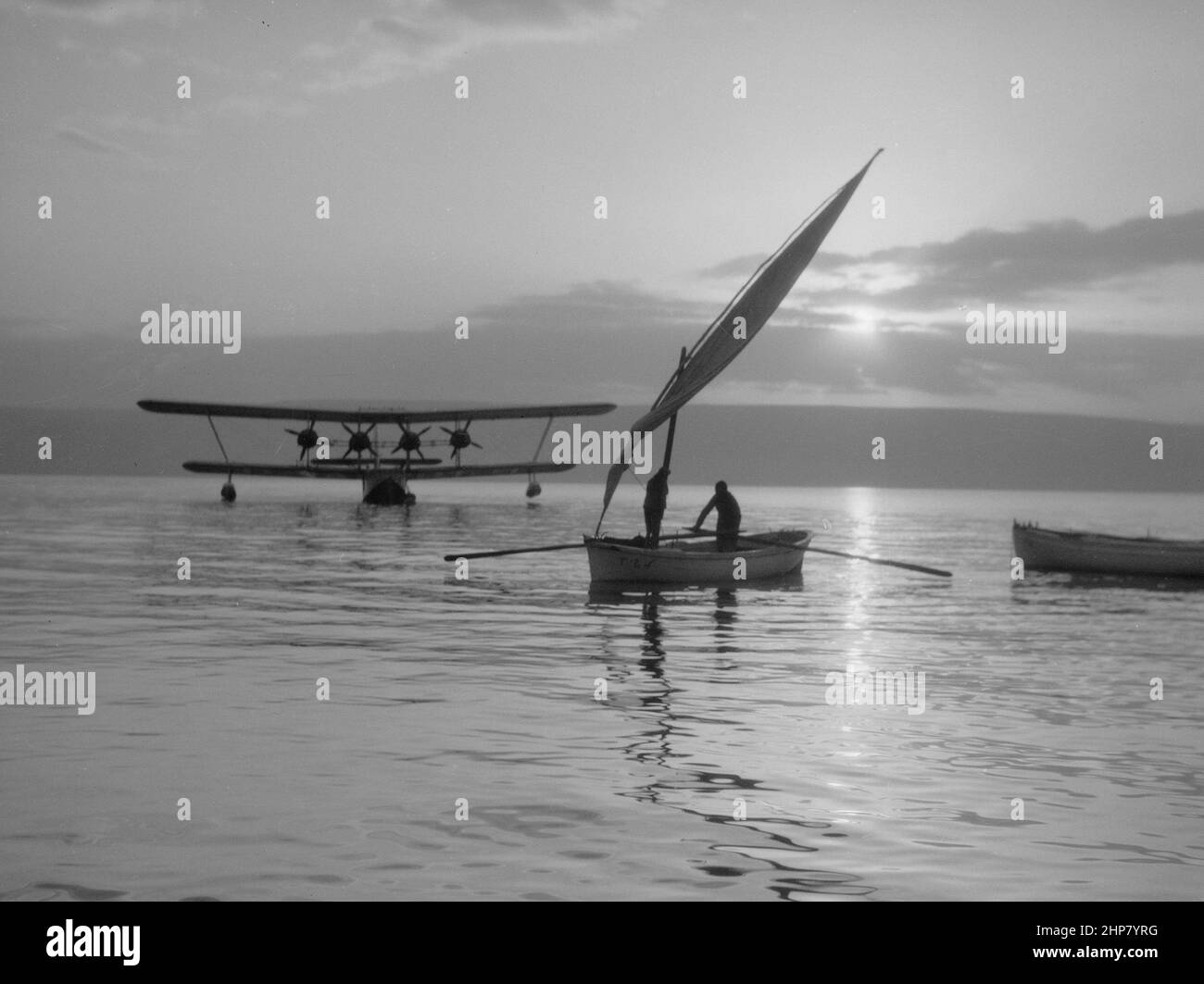 Fisherman boat 1920s Black and White Stock Photos & Images - Alamy