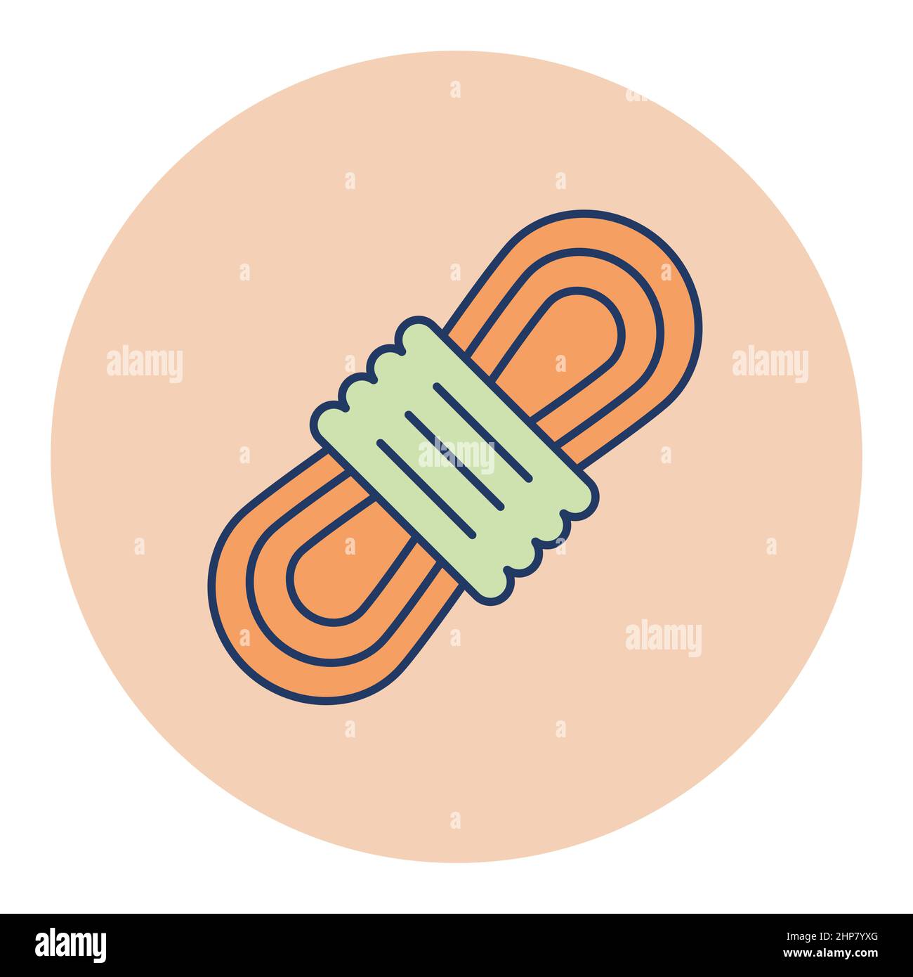 Camping hiking adventure flat Cut Out Stock Images & Pictures - Alamy