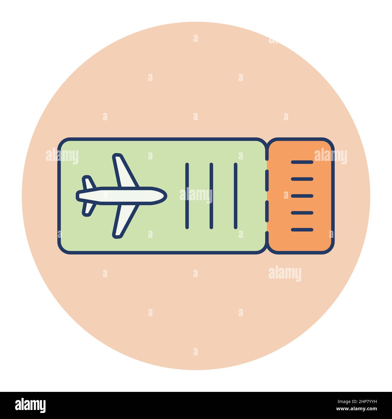 Plane ticket design travel Cut Out Stock Images & Pictures - Alamy