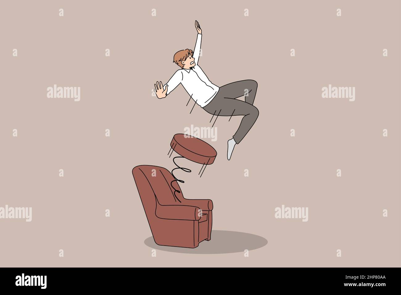 Trouble employee Stock Vector Images - Alamy