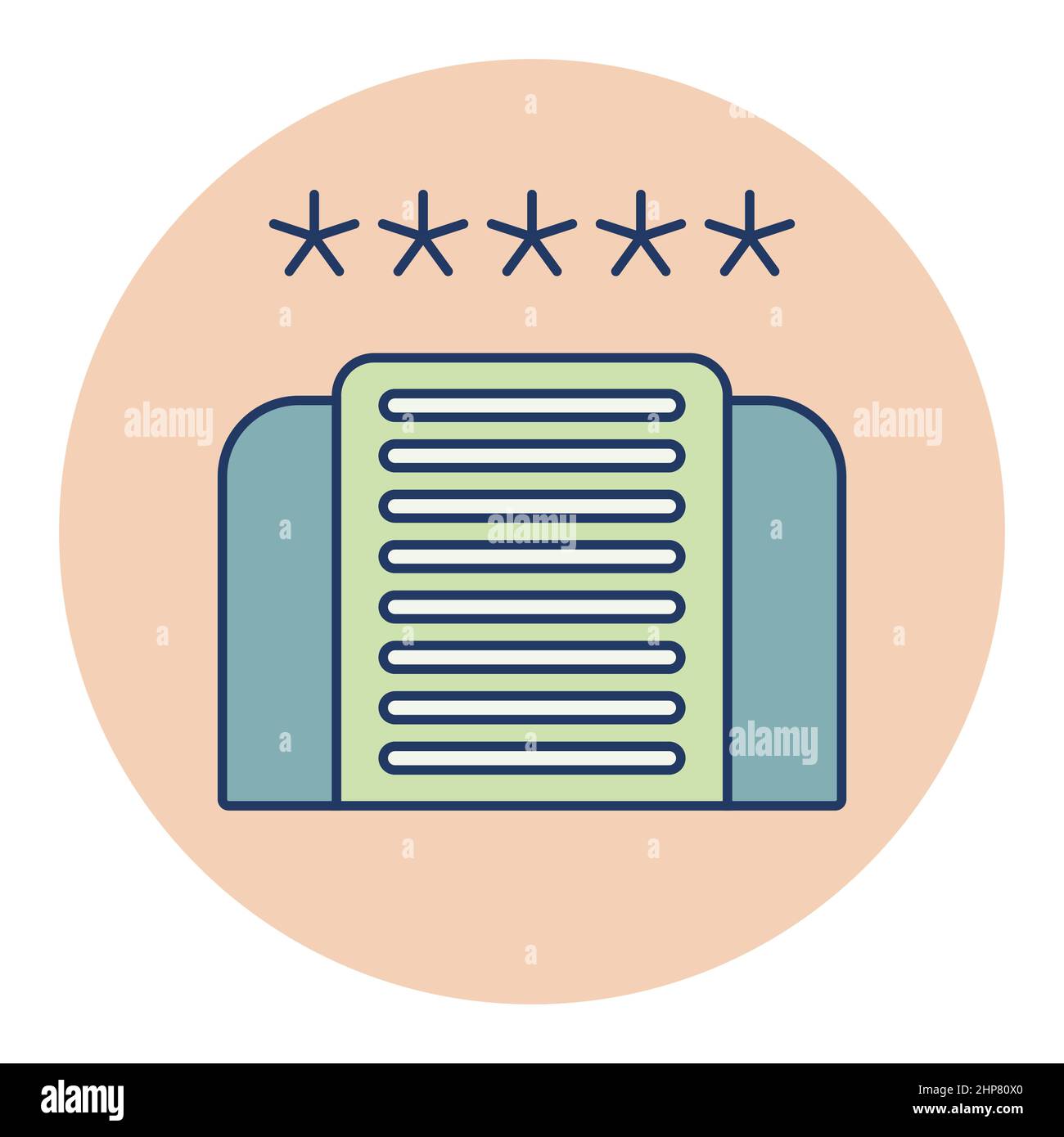 Five star hotel vector icon Stock Vector Image & Art - Alamy