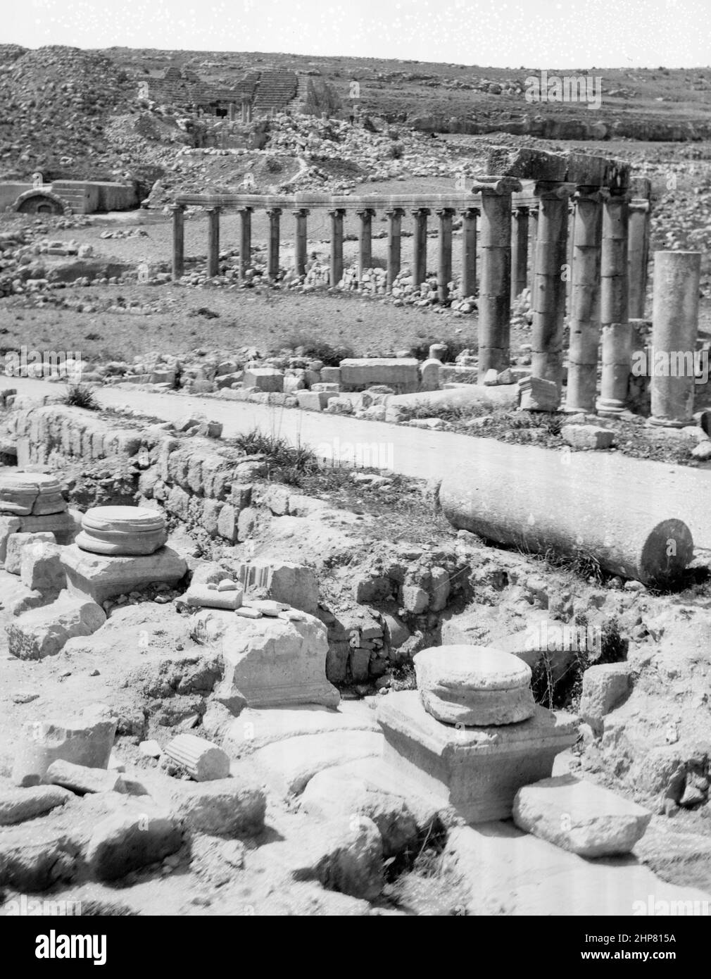 Middle East History: Jerash Location: Jordan--Gerasa (Extinct city) ca ...