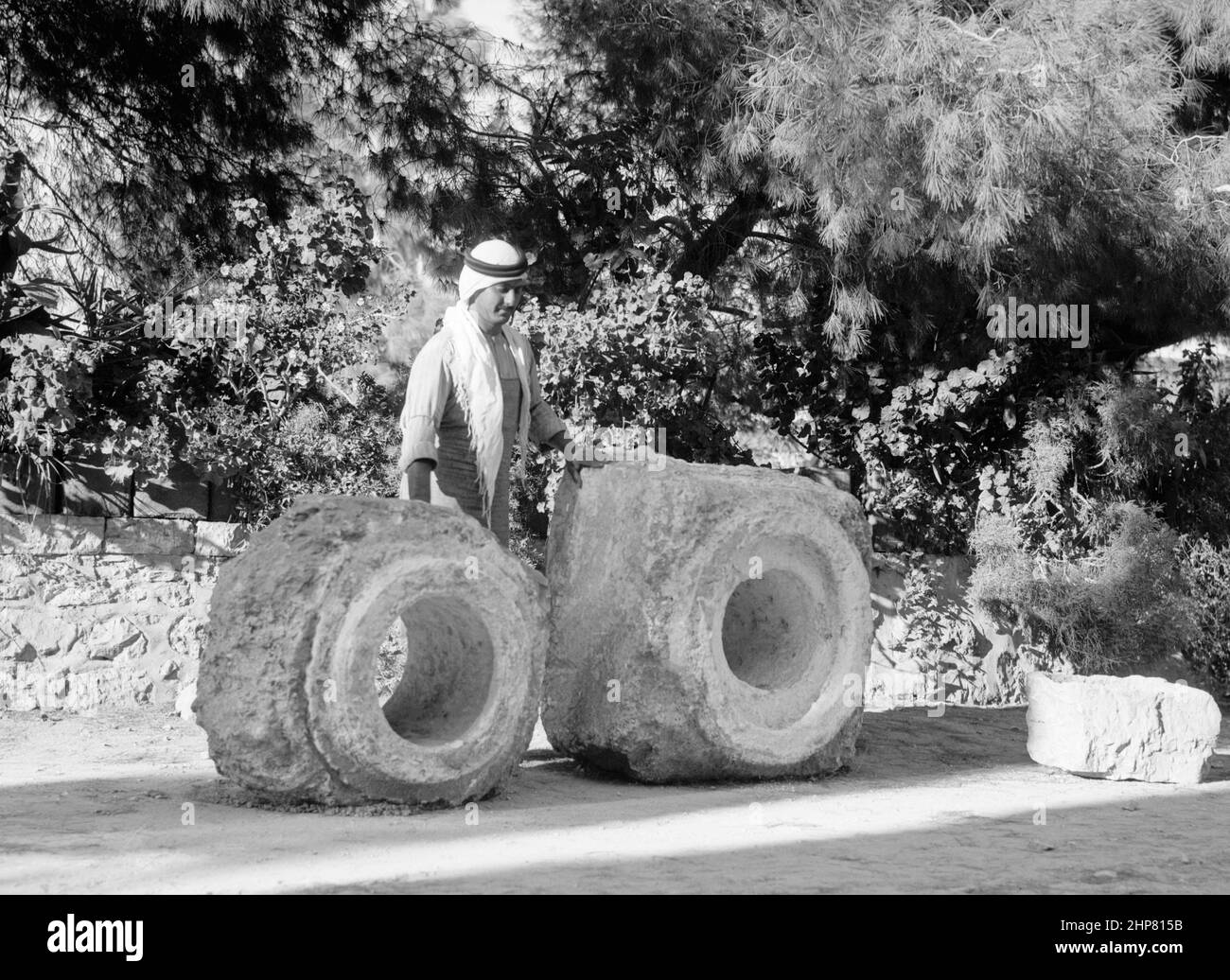 Middle East History: 2 Roman aqueduct stones blocks of the syphon type ...