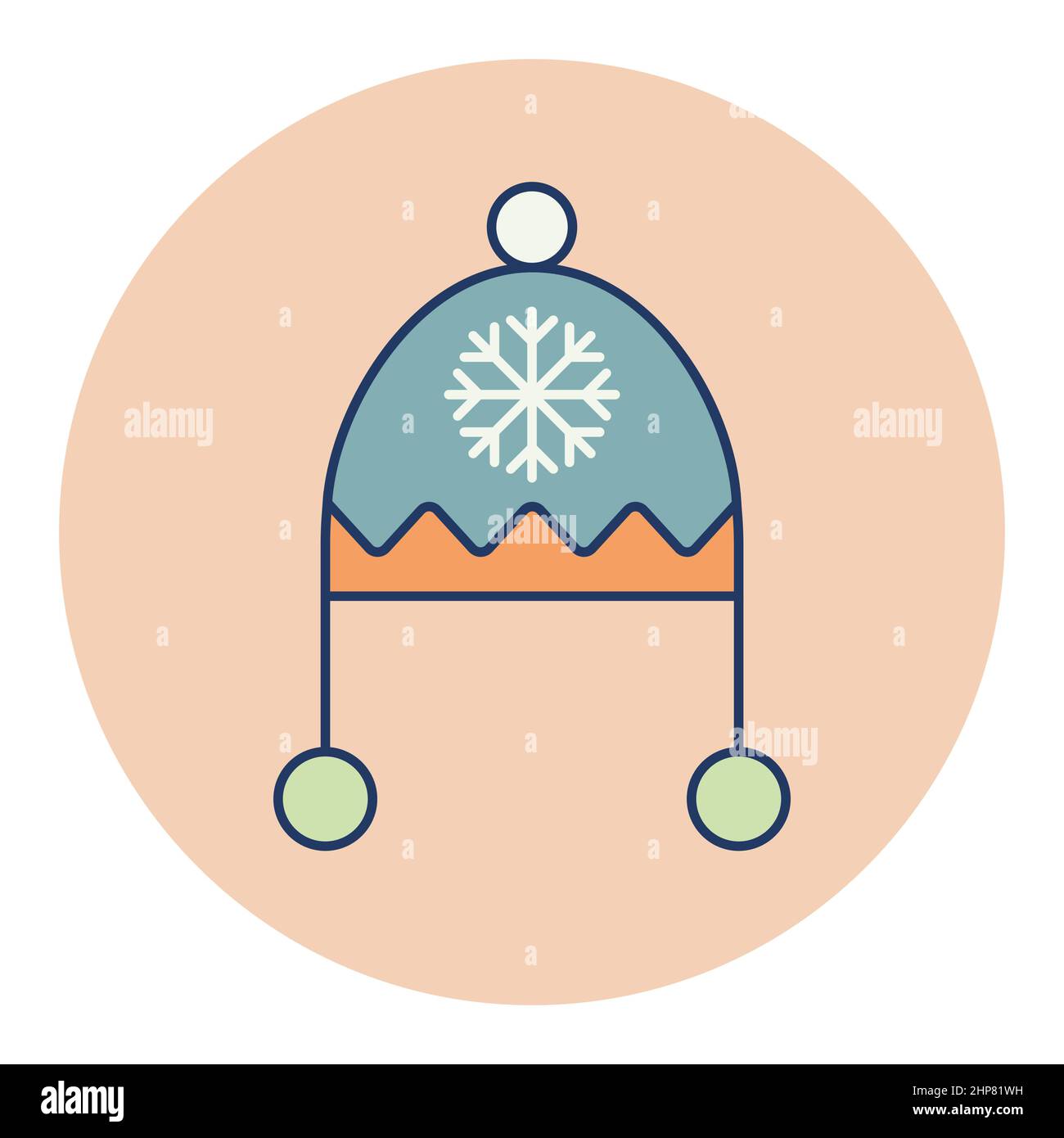 Pompom cap Cut Out Stock Images & Pictures - Alamy