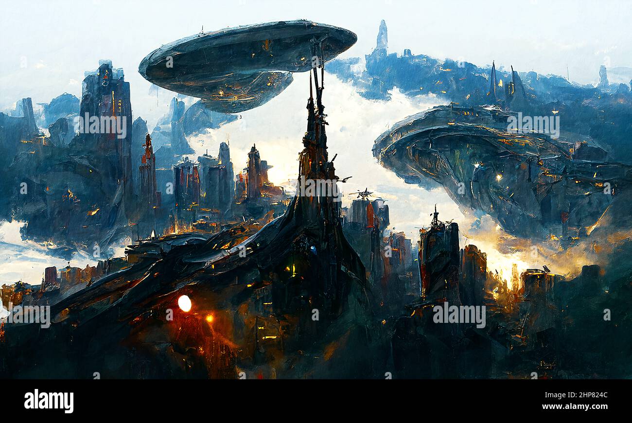Alien City Concept Art