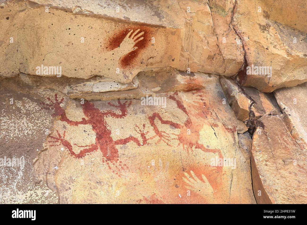 Cave of hands hi-res stock photography and images - Alamy