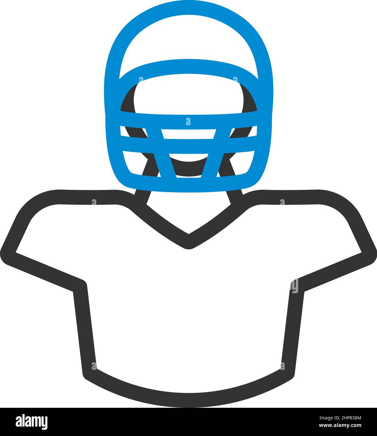 Football player color icon Stock Vector Images - Alamy