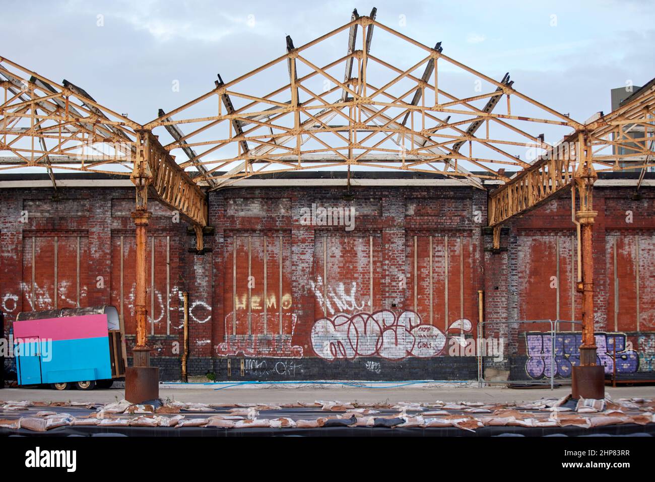 Manchester Piccadilly Station former Mayfield parcel platforms Stock ...
