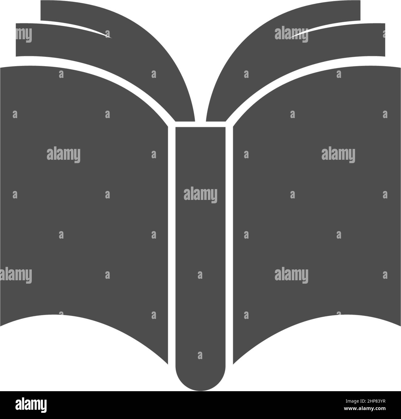 Book icon logo design template illustration Stock Vector Image & Art ...