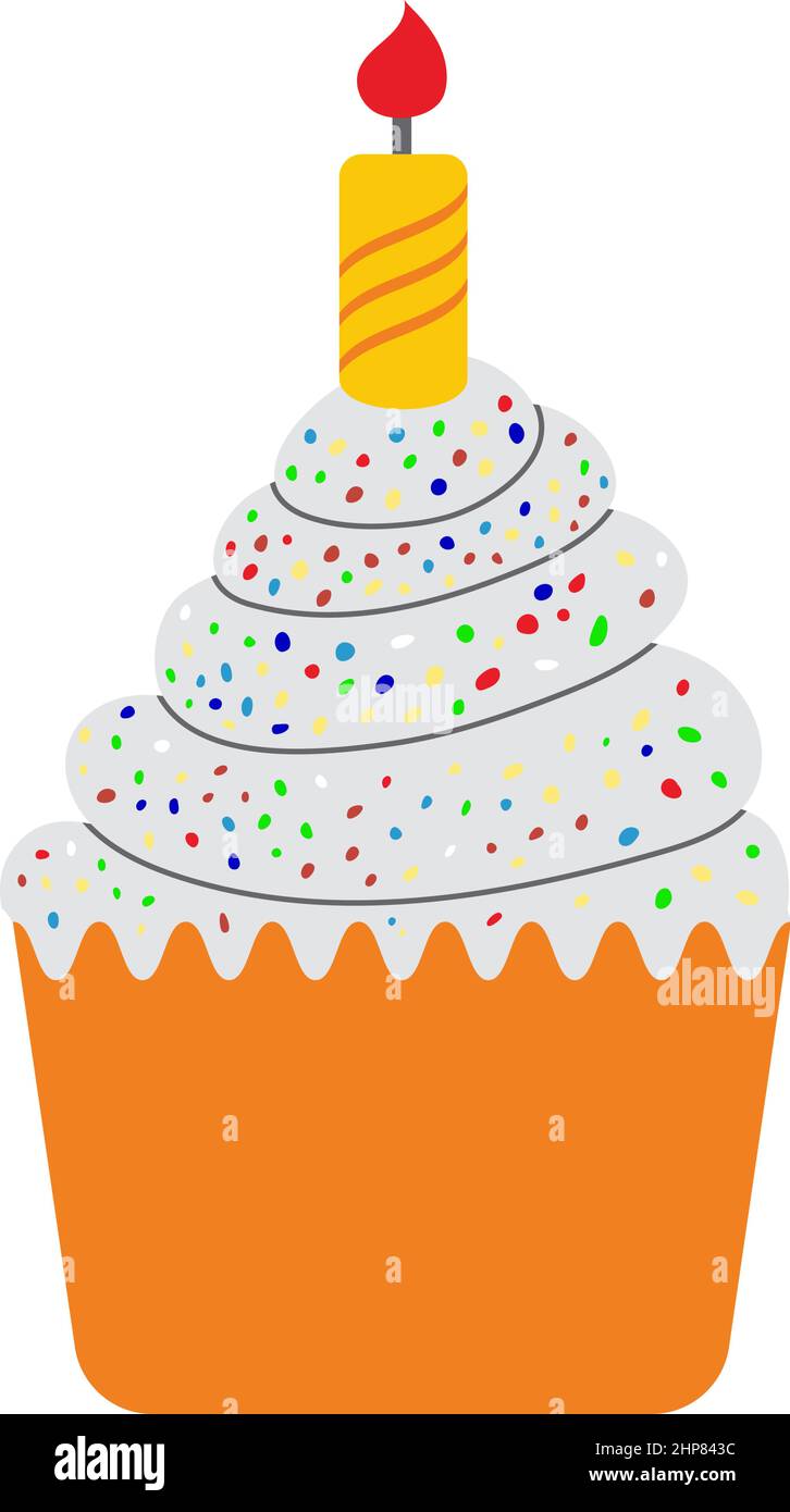Color background birthday cake Stock Vector Images - Alamy