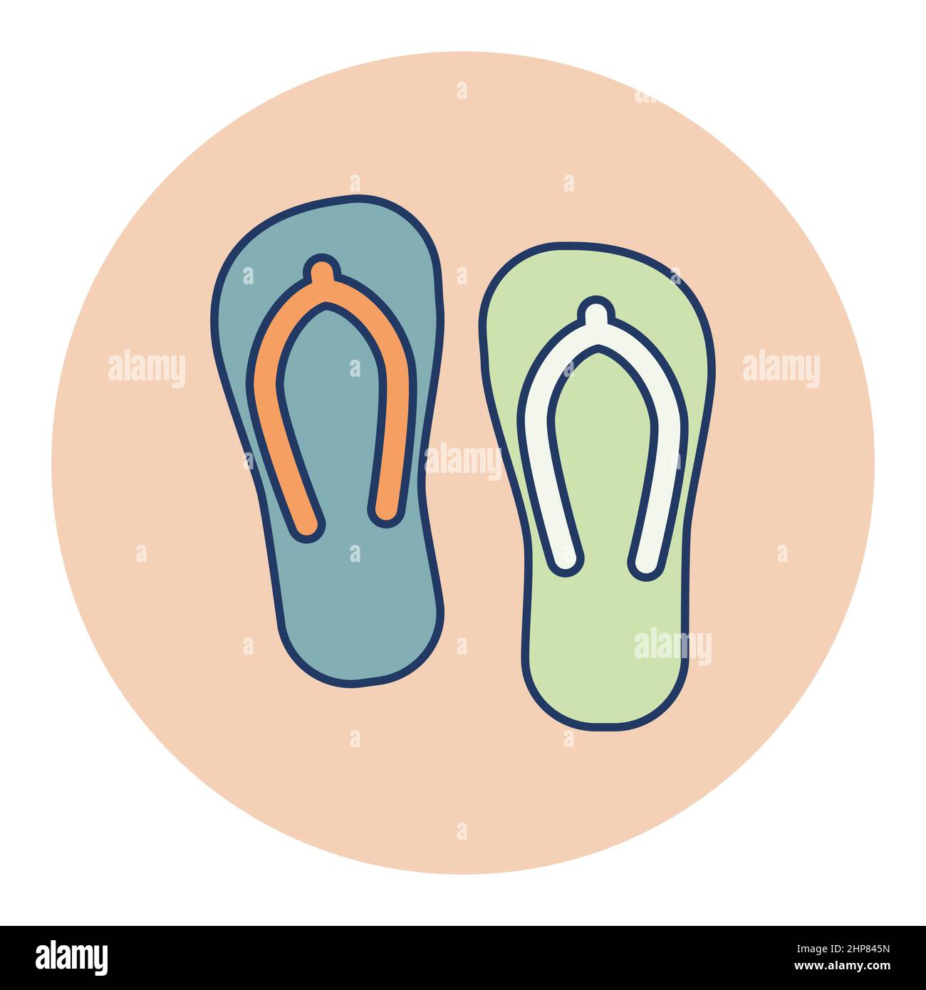 Summer flat vector Stock Vector Images - Alamy
